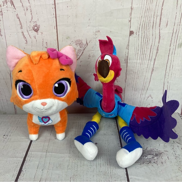 Disney | Toys | Disney Jr Tots Mia The Kitten 18 Freddy Flamingo Plush ...
